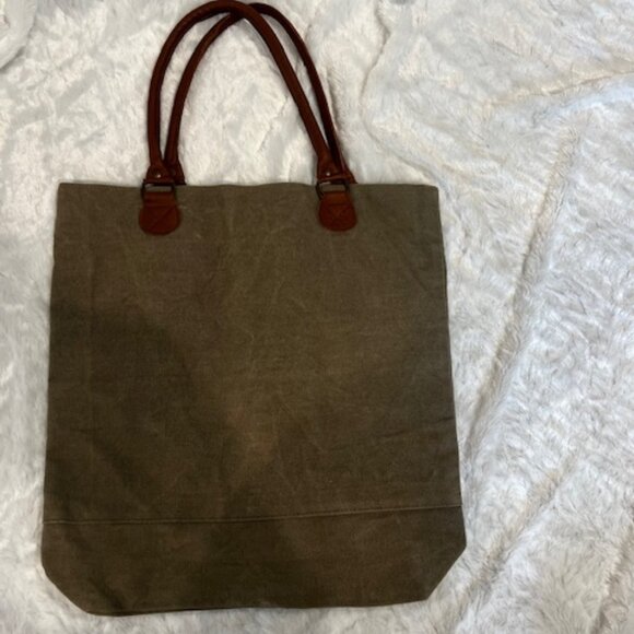 Bags | Distressed Canvas Tote Bag | Poshmark